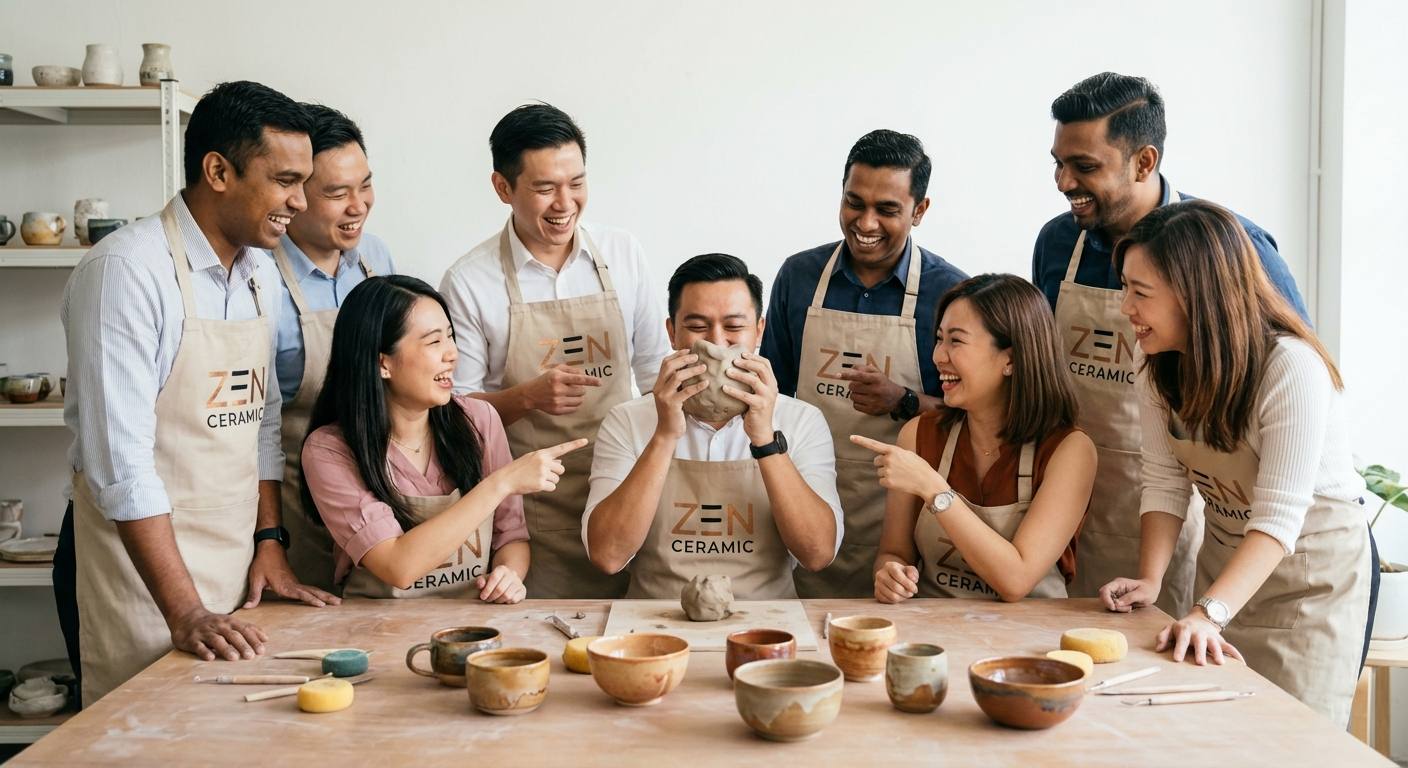 Funny Team Building Activities to Boost Team Spirit - Zen Ceramic