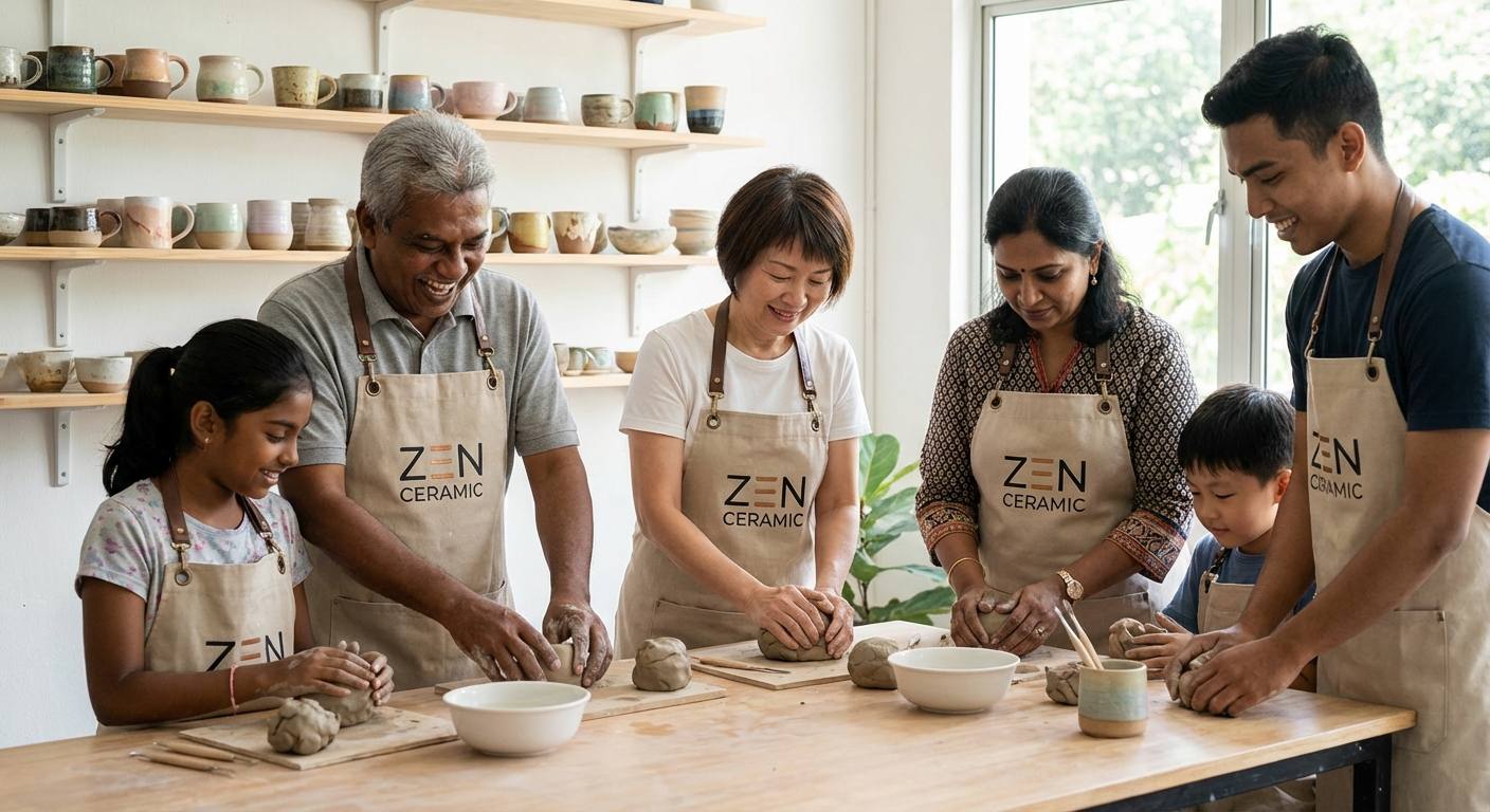 HRDF Claimable Workshops for Team Building - Zen Ceramic