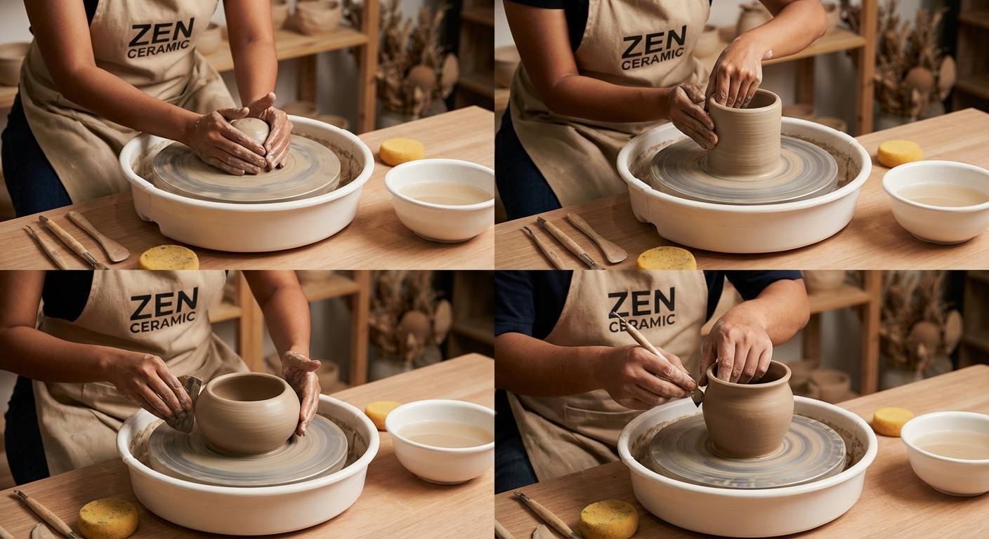 Unleash Creativity with Throwing Pottery Classes - Zen Ceramic